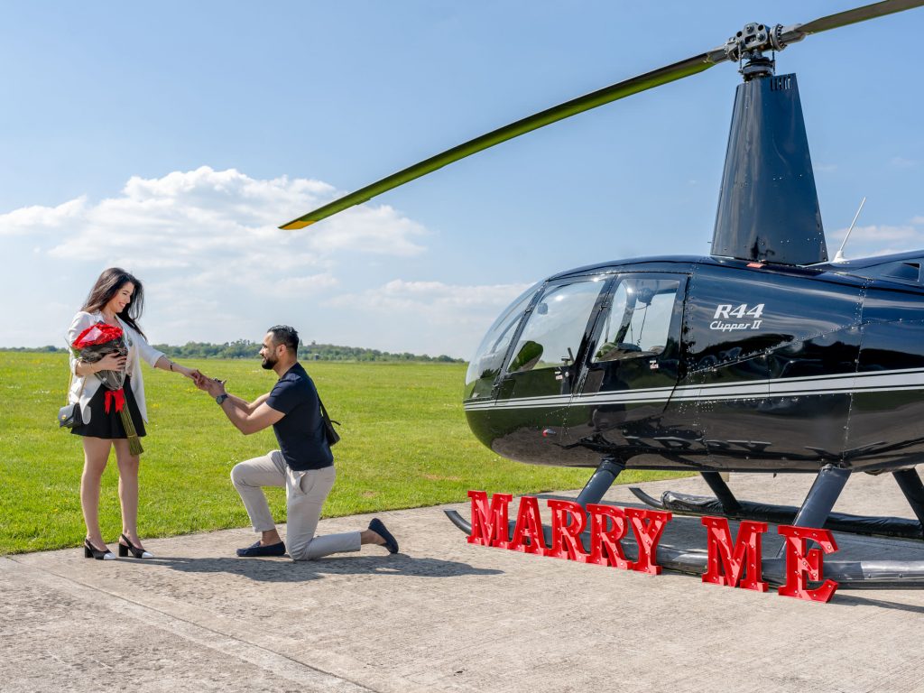 London Helicopter Proposal | Private Proposal Flights & Experiences