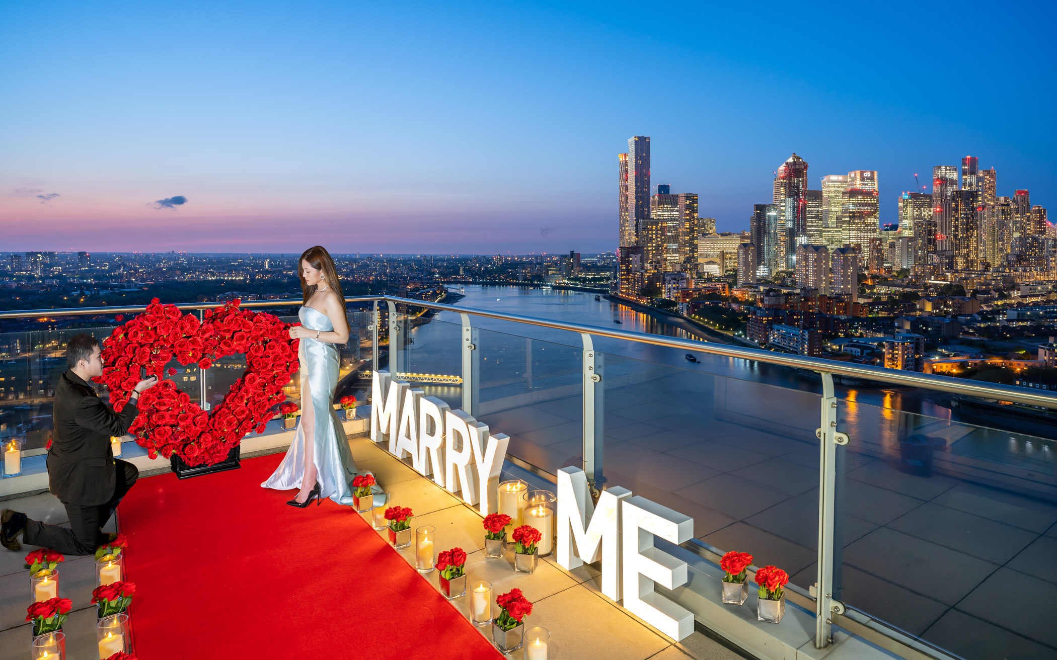 AMAZING LONDON ROOFTOP PROPOSAL FROM £825